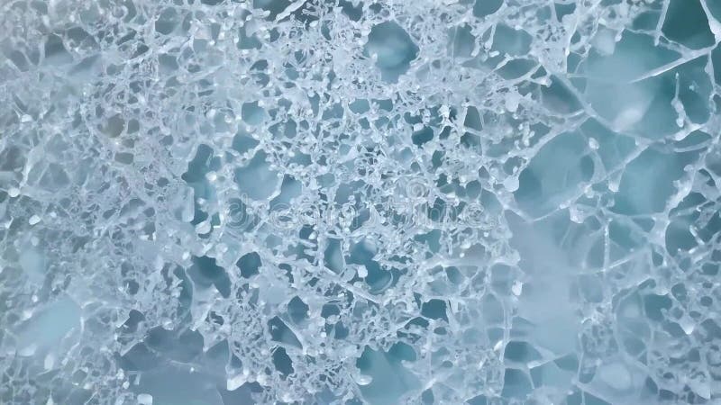 Icy Shattered Texture with Cold Patterns Stock Video - Video of winter ...