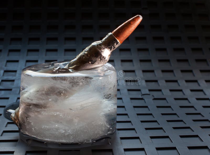 Icy shooter stock image. Image of grey, shell, melting - 43135855