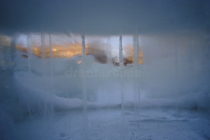 Icy Texture and Daylight Breaking through Ice. Stock Photo - Image of ...