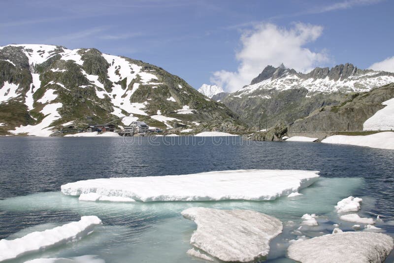 Icy waters stock image. Image of switzerland, water, skys - 330507