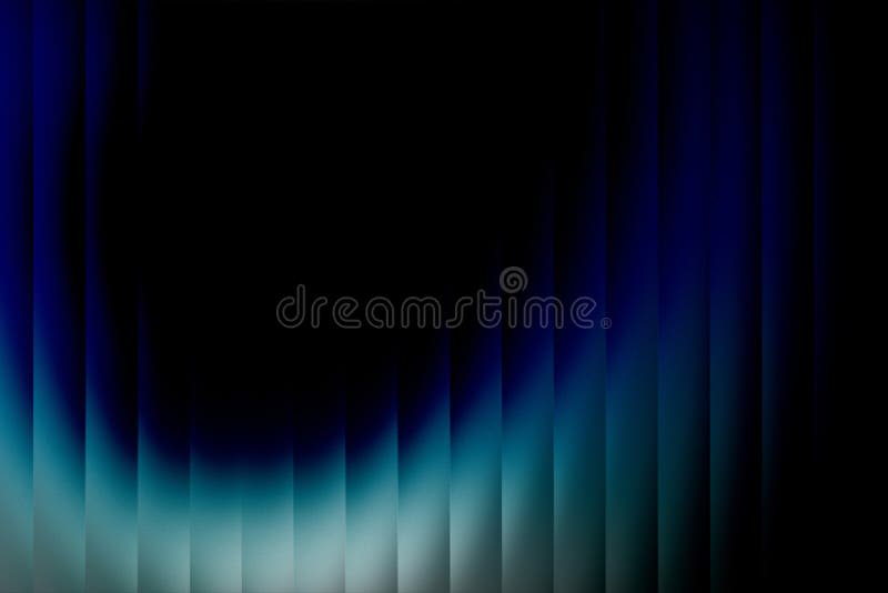 Icy White-to-blue Gradient with Glowing Edges on a Black Backdrop Stock ...