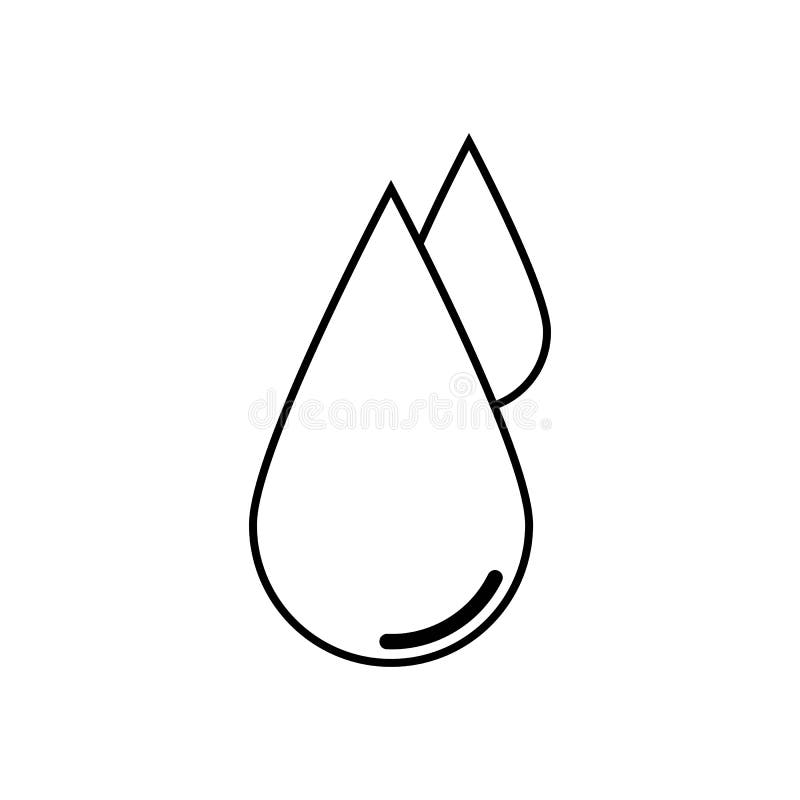 Icône De Goutte D'eau Logo Vectoriel Illustration de Vecteur - Illustration du onde, frais ...