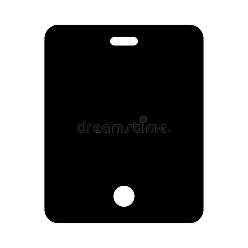 Icône de Tablette illustration de vecteur. Illustration du glyphe - 102291373