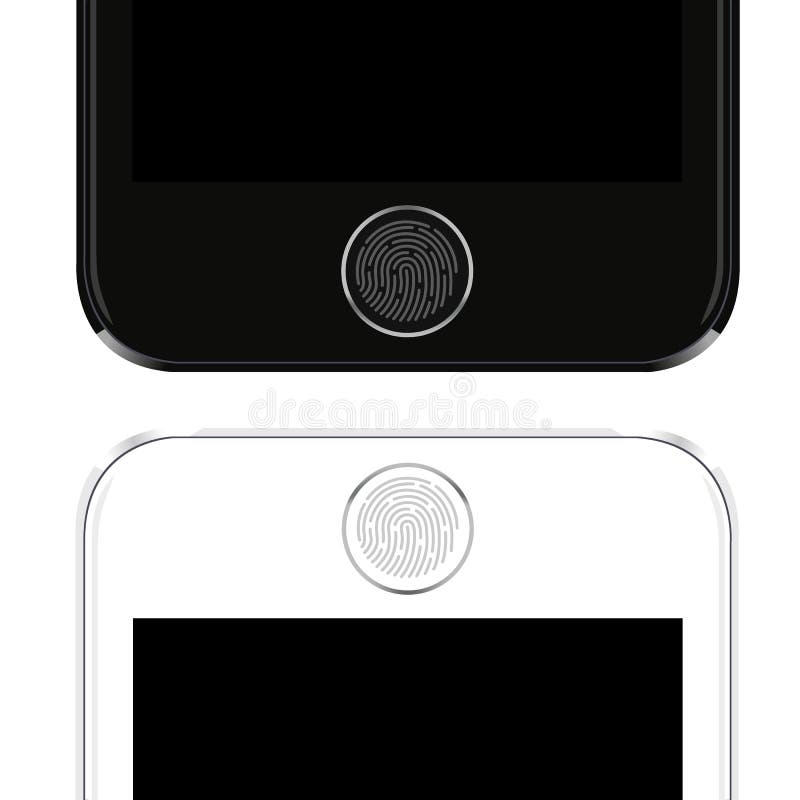 ID App Icon. Fingerprint Vector Illustration Stock Vector ...