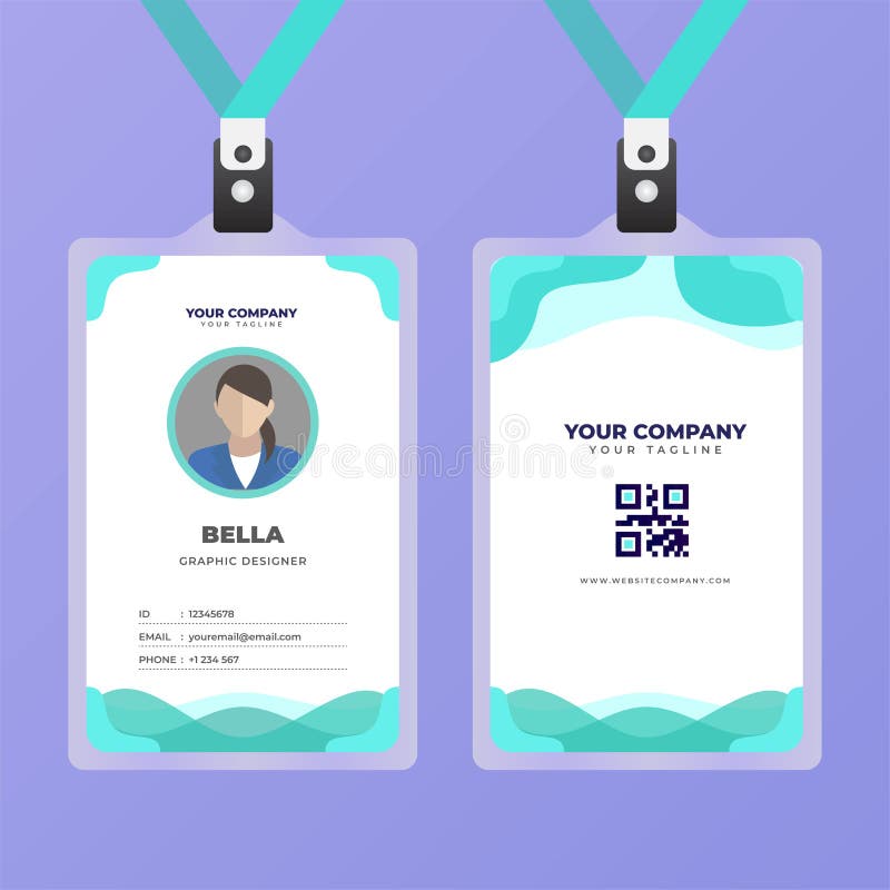 ID Card Design, ID Card Background Vector Stock Vector - Illustration ...