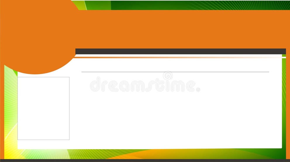 ID Card Design -Horizontal stock illustration. Illustration of ...