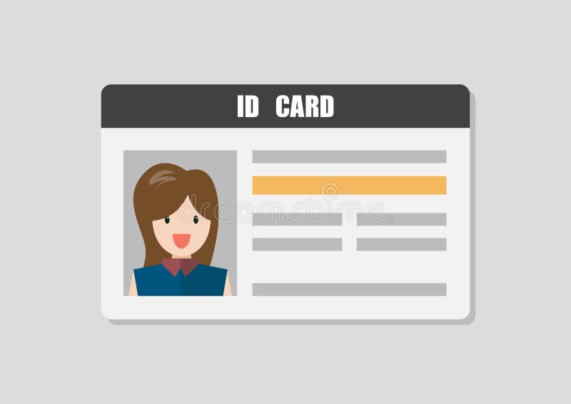 Female Id Card Stock Illustrations – 721 Female Id Card Stock ...