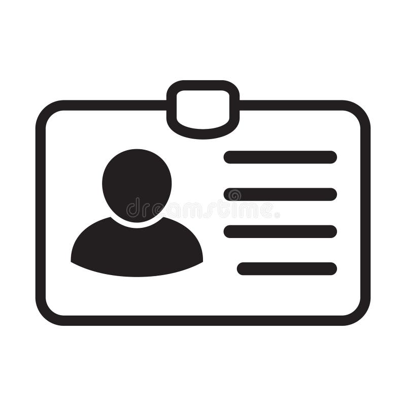 Id Card Icon. Id Card Badge Icon. Identification Card, Driver S License ...