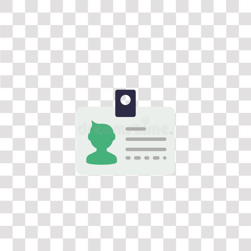 Id Card Icon Sign and Symbol. Id Card Color Icon for Website Design and ...