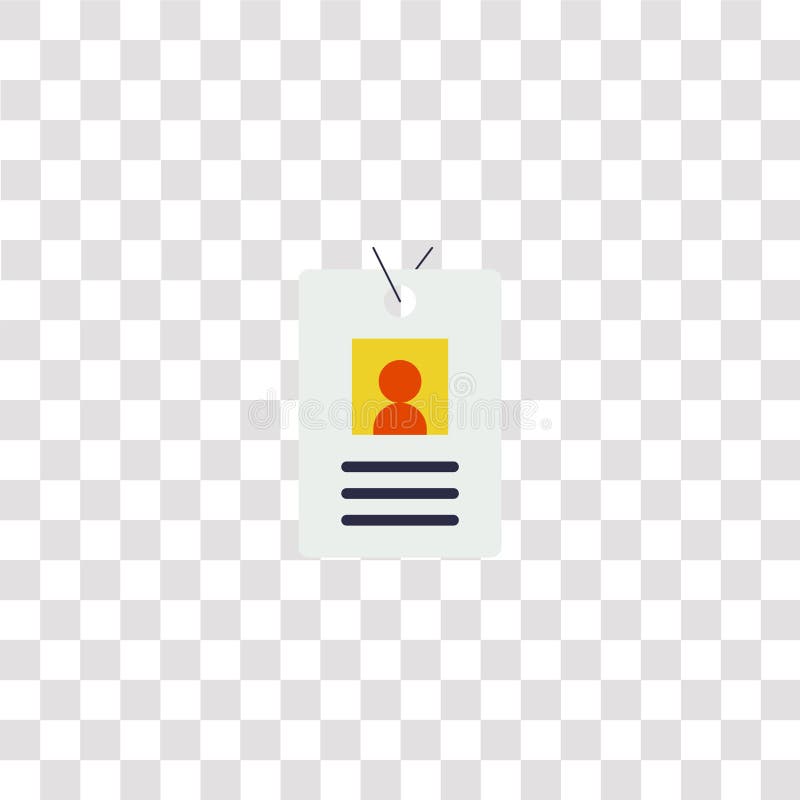 Id Card Icon Sign and Symbol. Id Card Color Icon for Website Design and ...