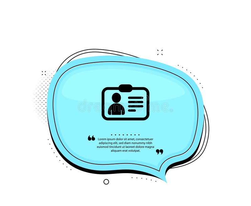 ID Card Icon. User Profile Sign. Vector Stock Vector - Illustration of ... ID Card Icon. User Profile Sign. Vector Stock Vector - Illustration of ...