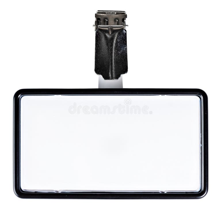 ID card Isolated on white stock photo. Image of string - 63999570