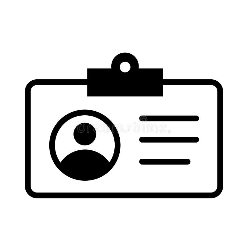 Worker Id Badge Icon Stock Illustrations – 1,249 Worker Id Badge Icon ...