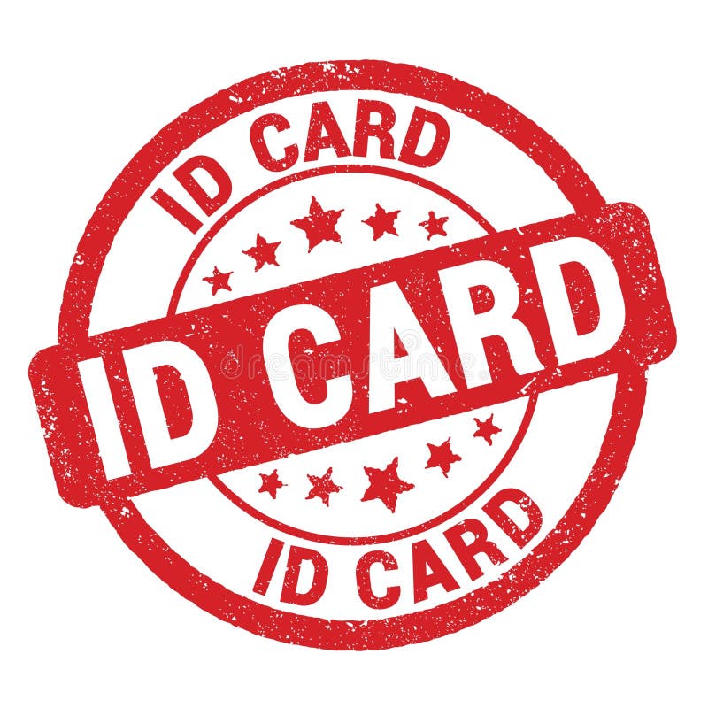 CARD Text Written on Red Rectangle Stamp Stock Illustration ...