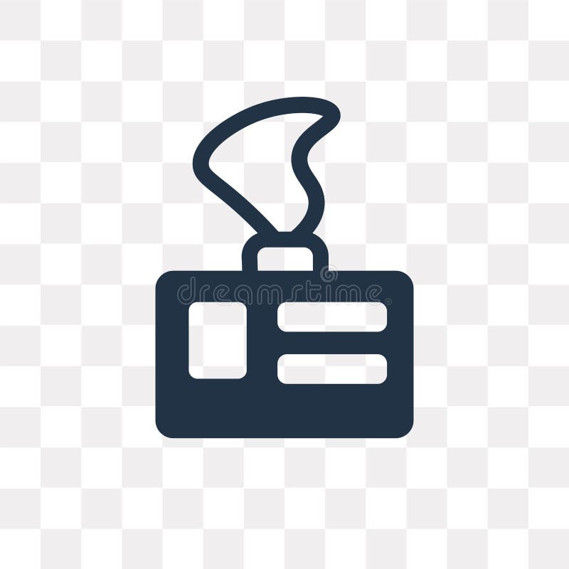 Id Card Vector Icon Isolated on Transparent Background, Id Card Stock ...