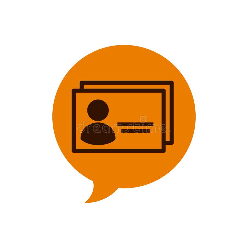 Id document speech bubble stock vector. Illustration of concept - 91765324