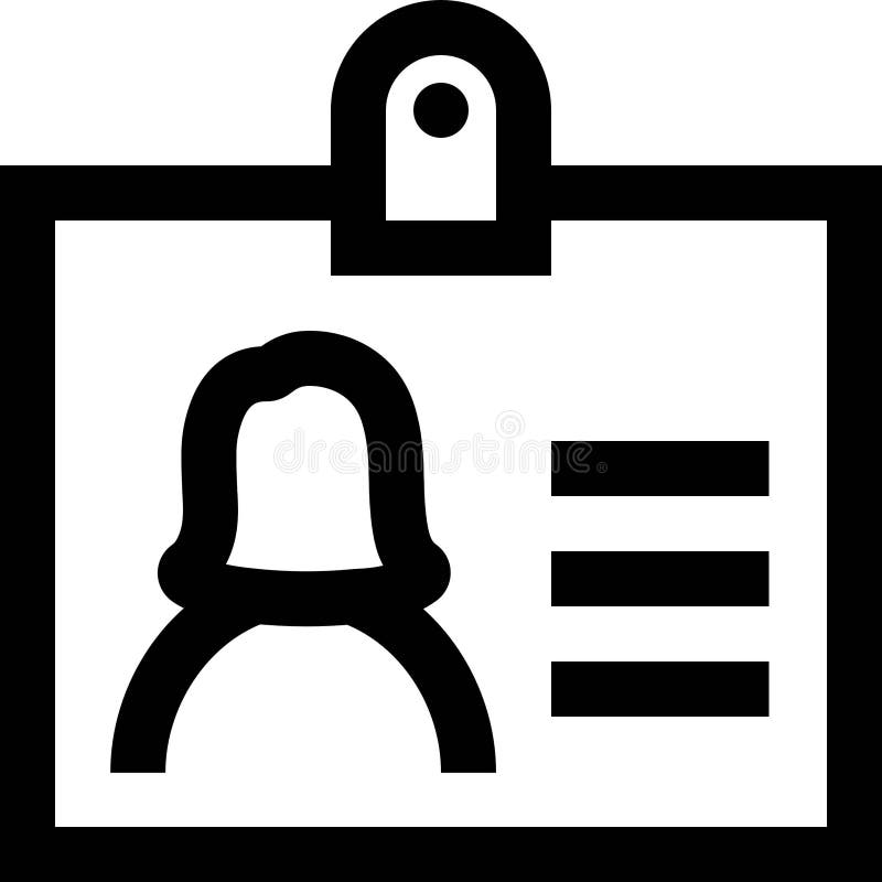 Id female avatar security stock image. Illustration of line - 239539287