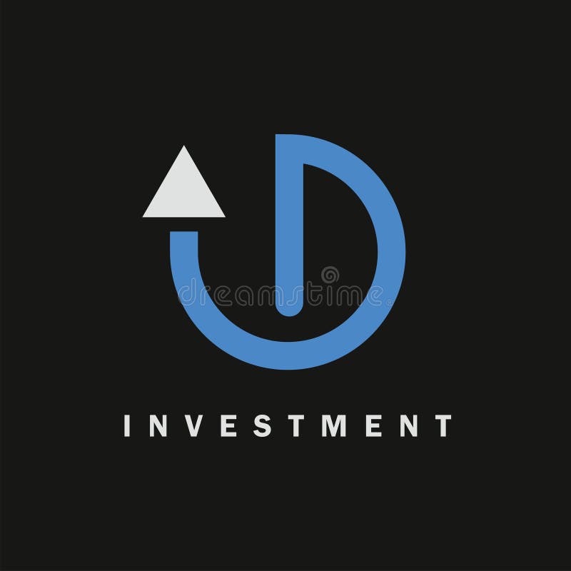 ID Letter Arrow for Investment Branding Logo Icon Vector Element Design ...