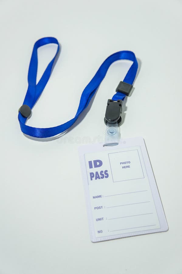 ID Pass ,Used To Display the Name Status or Identity Stock Image ...