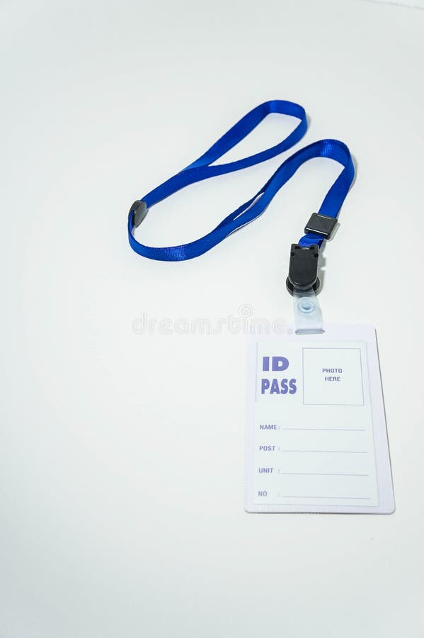 ID Pass ,Used To Display the Name Status or Identity Stock Image ...