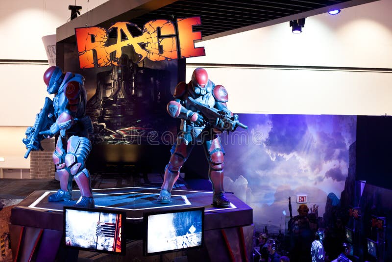 ID Rage Booth and Logo at E3 2011 Editorial Image - Image of lifestyle ...