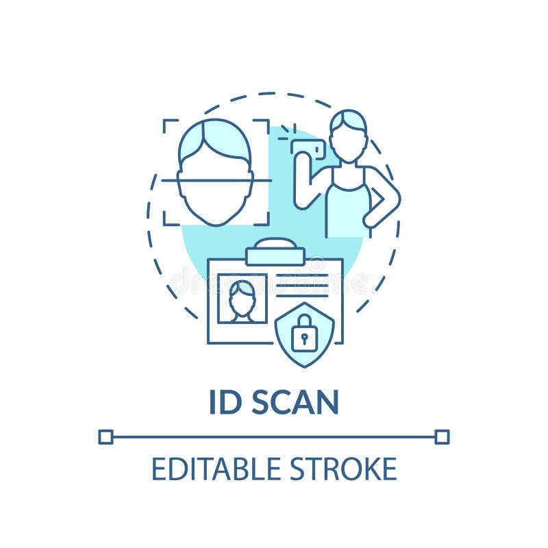 Scan Me Concept Qr Code Icon In Frame Template Of Quick Responce Matrix Barcode In Square Grid