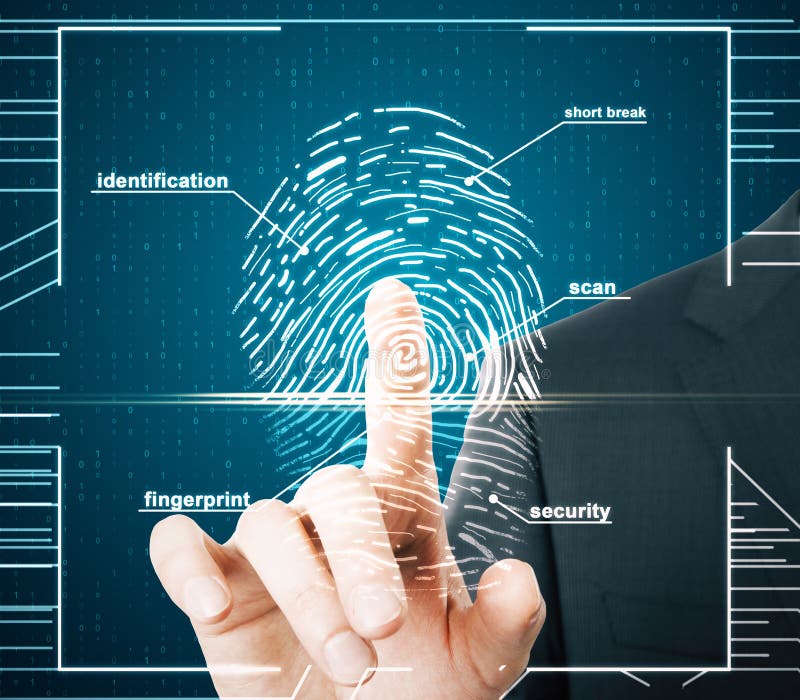 ID and security concept stock image. Image of biometric - 151238755