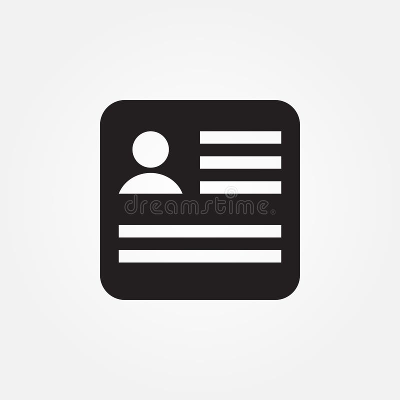 Id Vector Icon Illustration Graphic Design. Stock Vector - Illustration ...