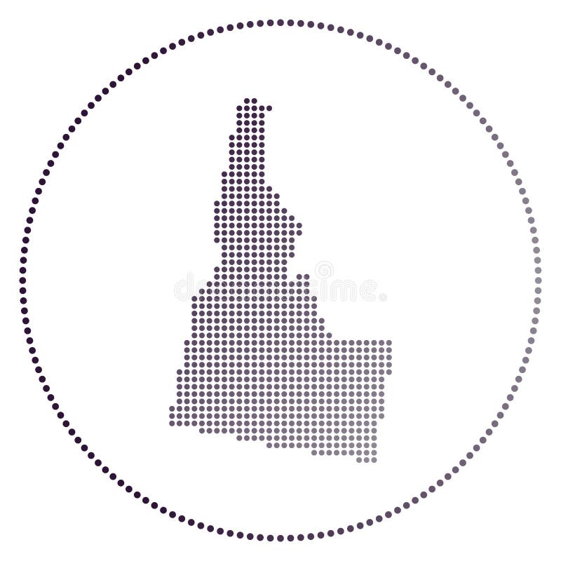 Idaho digital badge. stock vector. Illustration of border - 234976663