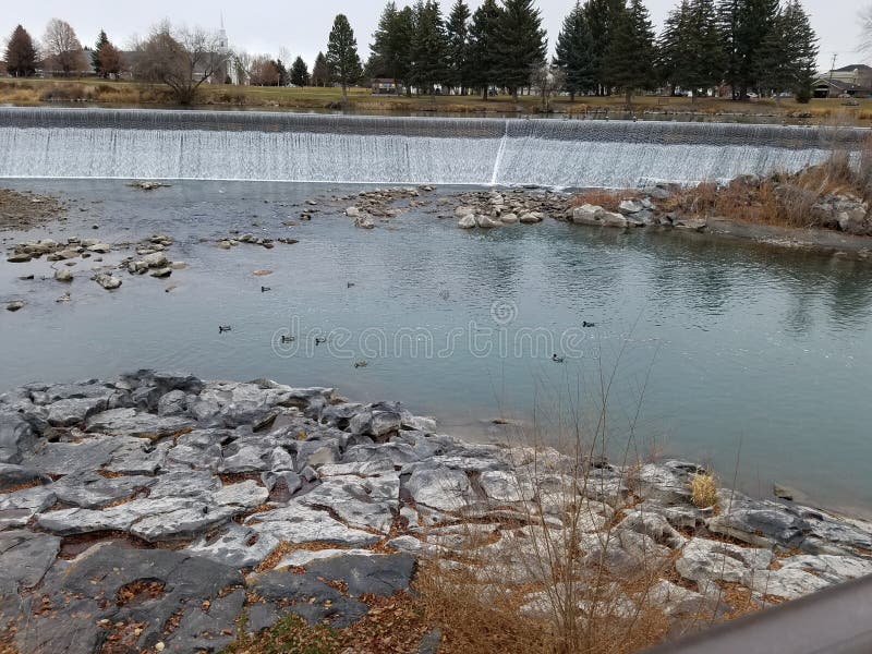 Idaho Falls, Idaho stock photo. Image of water, river - 137544592
