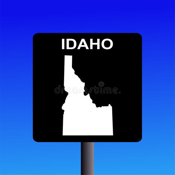 Idaho State Road Map Stock Illustrations – 353 Idaho State Road Map ...