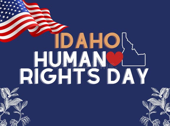 Idaho Human rights day stock illustration. Illustration of observance ...