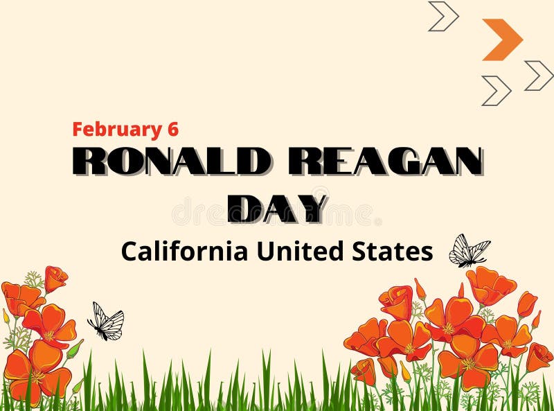 Ronald Reagan Day editorial stock photo. Illustration of concept ...