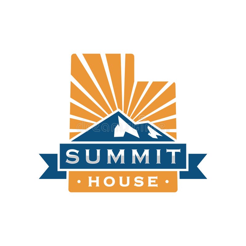 Idaho State Mountain View Logo Stock Illustration - Illustration of ...