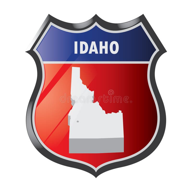 Idaho State. Vector Illustration Decorative Design Stock Vector ...