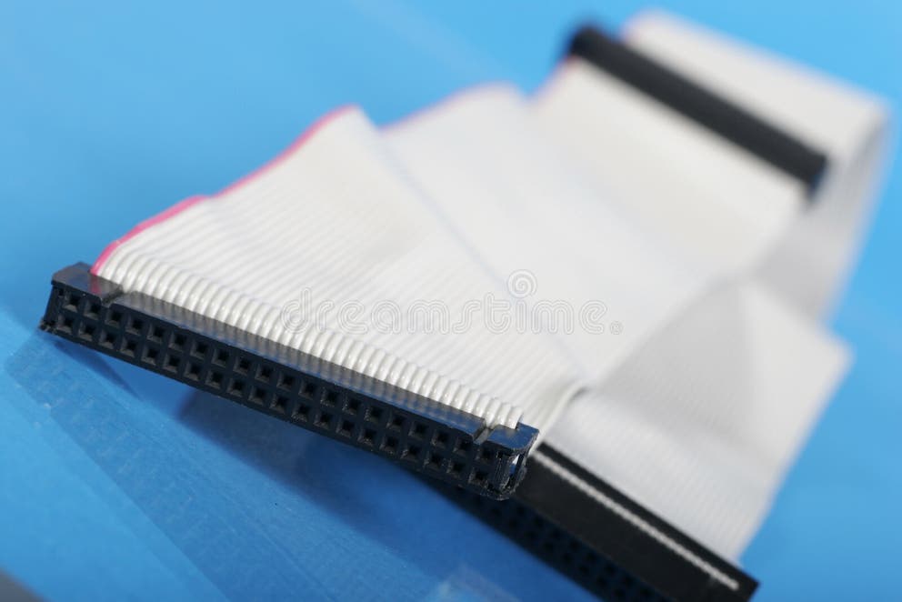 IDE cable stock photo. Image of motherboard, computer - 1039862