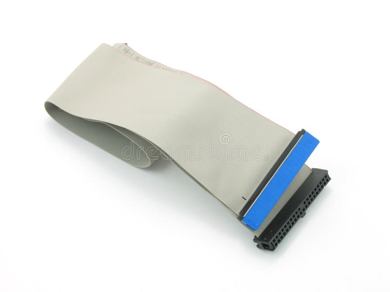 IDE cable stock photo. Image of peripherals, blue, plug - 559162