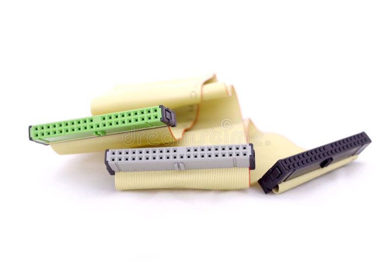 IDE Computer Cable stock photo. Image of electrical, isolated - 9121868