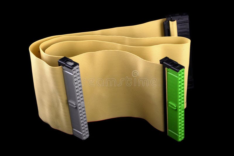 IDE Computer Cable stock photo. Image of electrical, isolated - 9121868