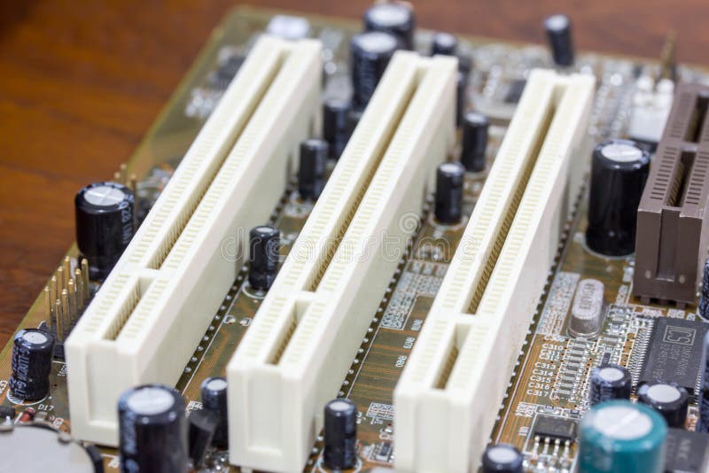 Socket Electronics Components Pc Computer Mainboard Stock Photos - Free ...