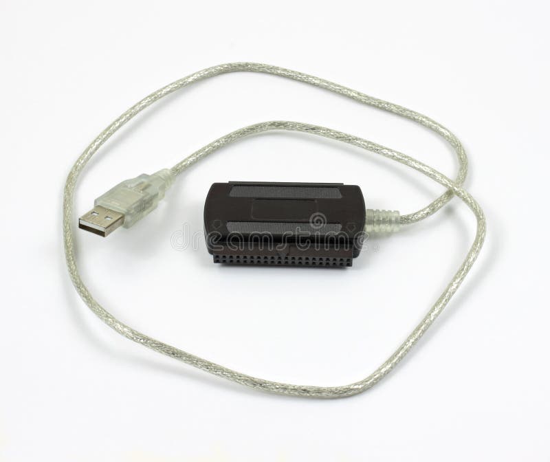 IDE zum USB-Netzkabel stockbild. Bild von hintergrund - 12658715