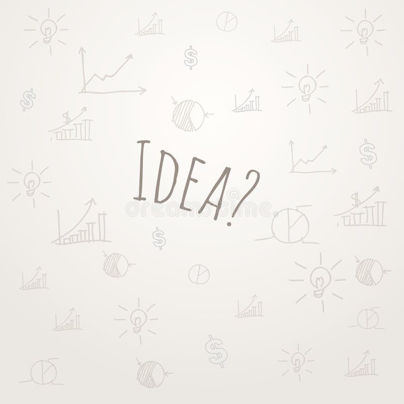 Idea Background Vector Illustrator Stock Illustration - Illustration of ...