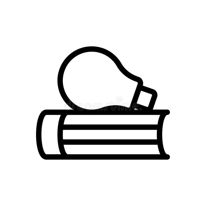 Idea book stock vector. Illustration of silhouette, digital - 216654016