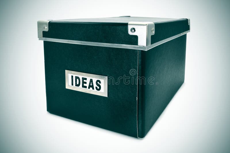 Idea box stock photo. Image of inventing, arts, filing - 46355322