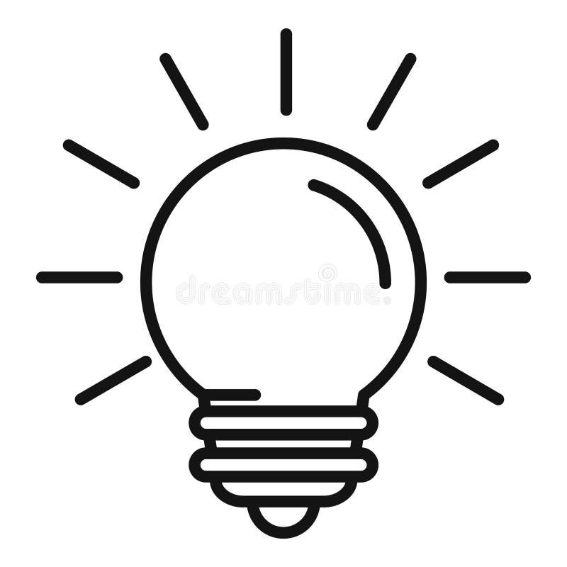 Idea Bulb Value Icon Outline Vector. Social Passion Stock Vector ... Idea Bulb Value Icon Outline Vector. Social Passion Stock Vector ...