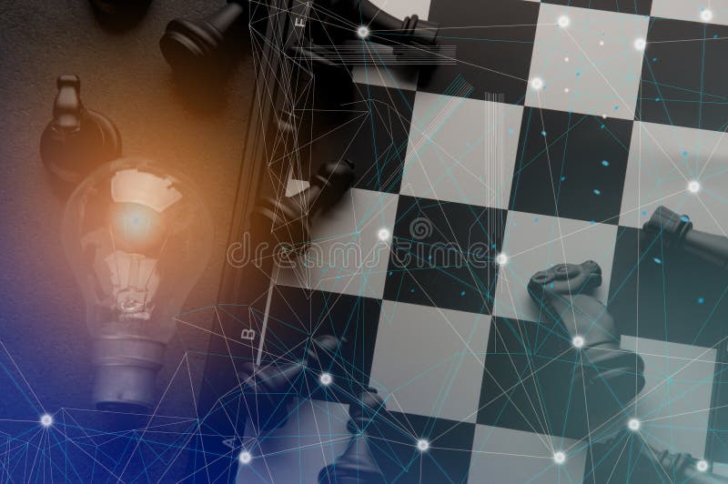 Idea of Business Strategy Concept. Smart Thinking Idea Business with ...