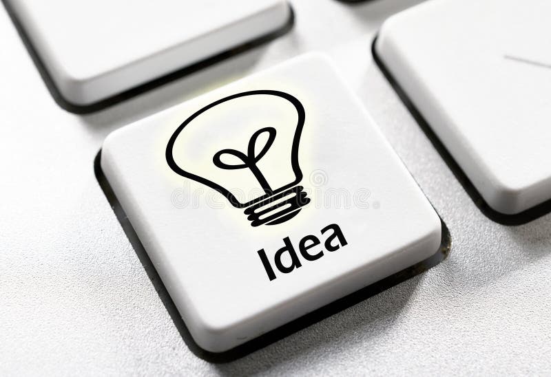 Idea button stock photo. Image of marketing, internet - 28957716