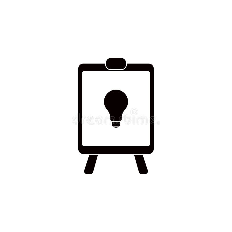 Idea on Canvas Icon. Element of Education Icon for Mobile Concept and ...