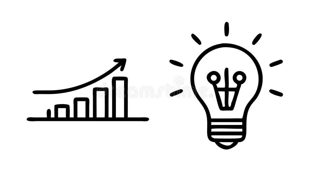 Idea Checklist: Lightbulb with Task List for Project Planning, Vector Design Generative AI Stock ...