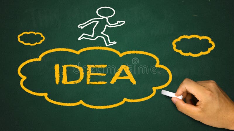 Idea cloud stock photo. Image of thought, idea, success - 45709048